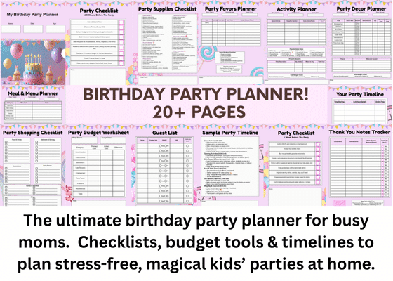 How to Plan a Child’s Birthday Party at Home on a Budget